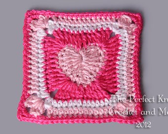 PDF Crochet Pattern File Helena 6 Inch Square | Etsy