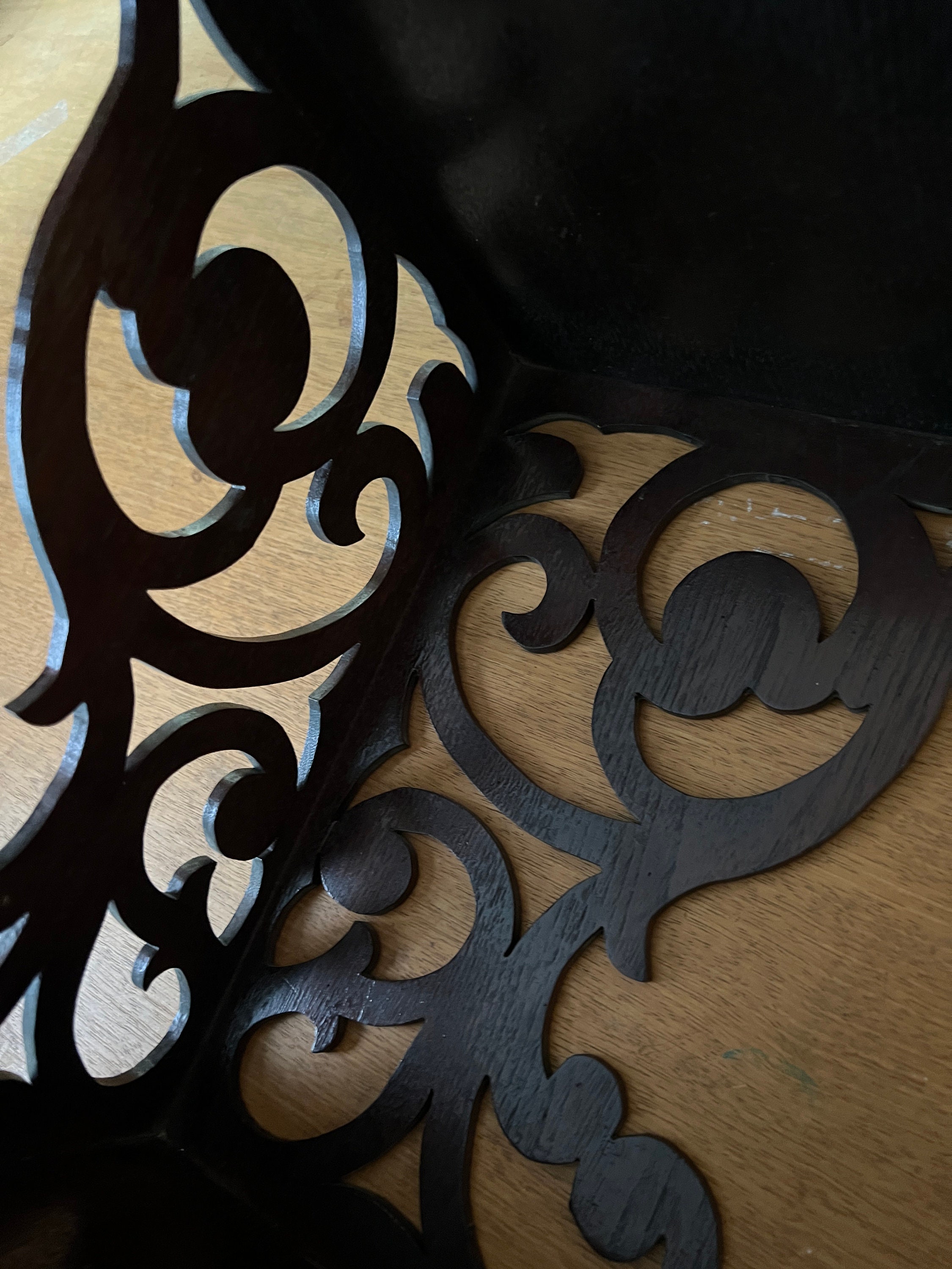 Victorian Scrollwork Wooden Corner Shelves - Etsy