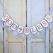 God Bless Banner White Blue and Gold Baptism Decoration - Etsy