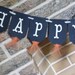 Happy Halloween Banner Cream Orange and Black Banner - Etsy