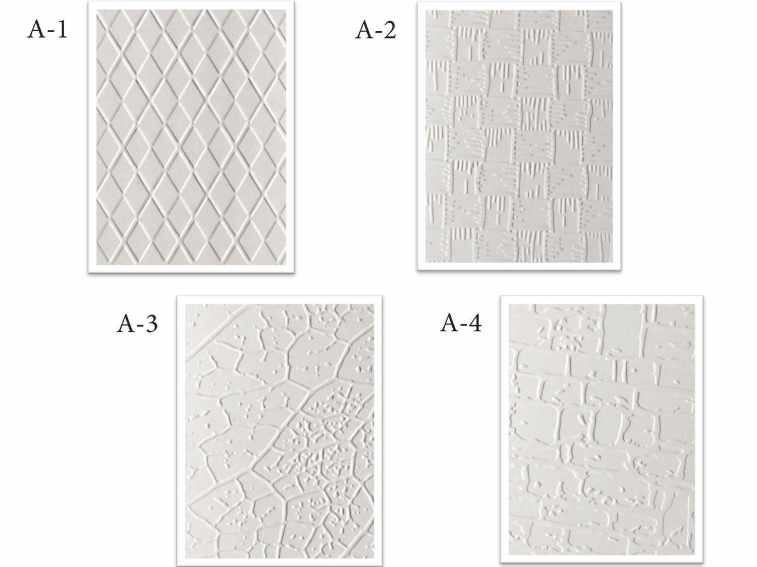 BASIC Embossing Pattern Options Available, Not for Sale, Please Do Not ...