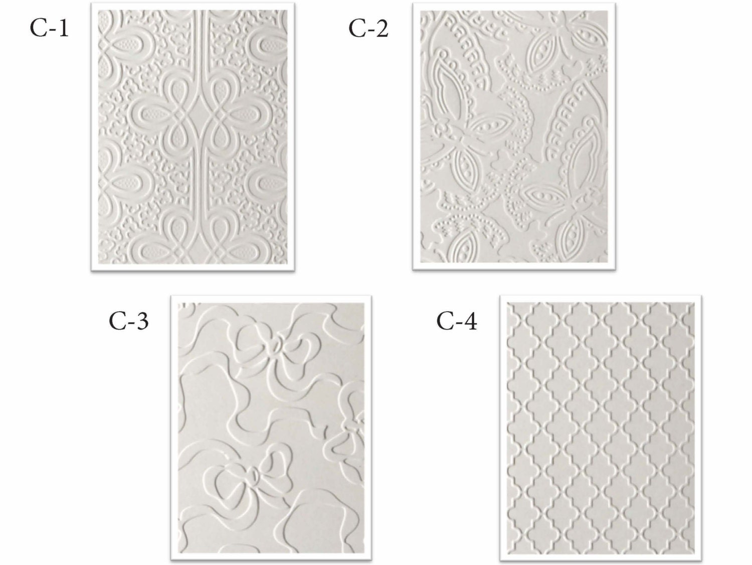 Feminine Embossing Pattern Options Available, Not for Sale, Please Do ...