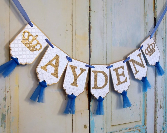 HAPPY BIRTHDAY Banner Customized With NAME Triple Banner - Etsy