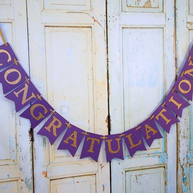 Purple Banner - Etsy