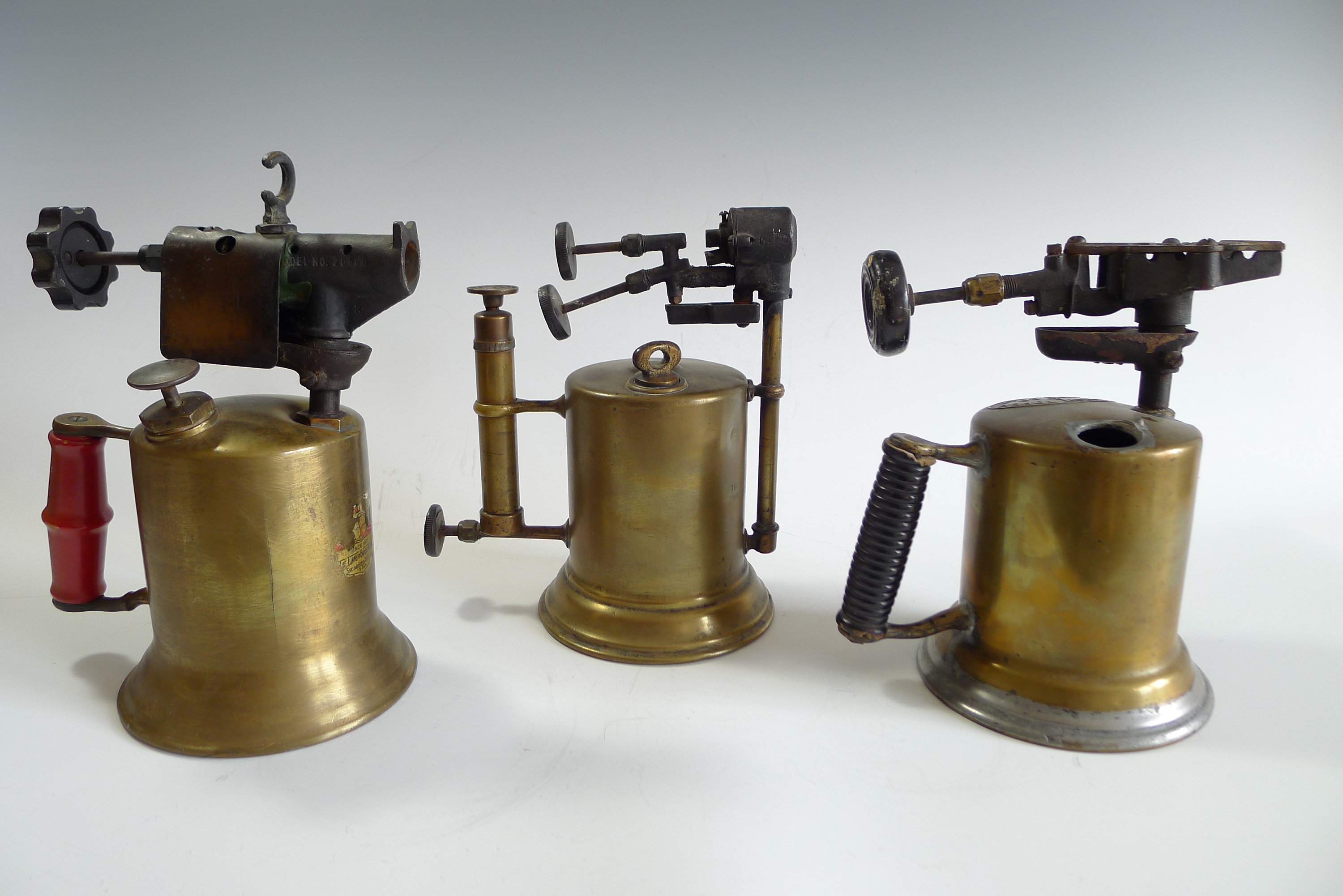 Antique Brass and Wood Blow Torches - Etsy