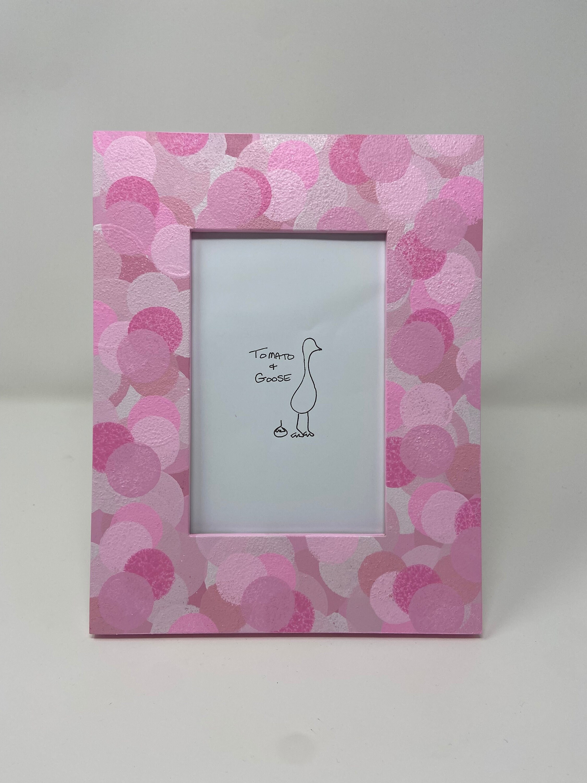 Baby Pink Polka Dot Frame. Baby Girl. Shower Gift. Pinks. Pastel. - Etsy