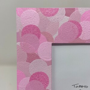 Baby Pink Polka Dot Frame. Baby Girl. Shower Gift. Pinks. Pastel. - Etsy