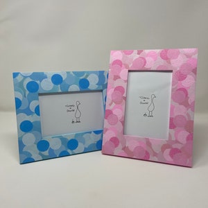 Baby Pink Polka Dot Frame. Baby Girl. Shower Gift. Pinks. Pastel. - Etsy