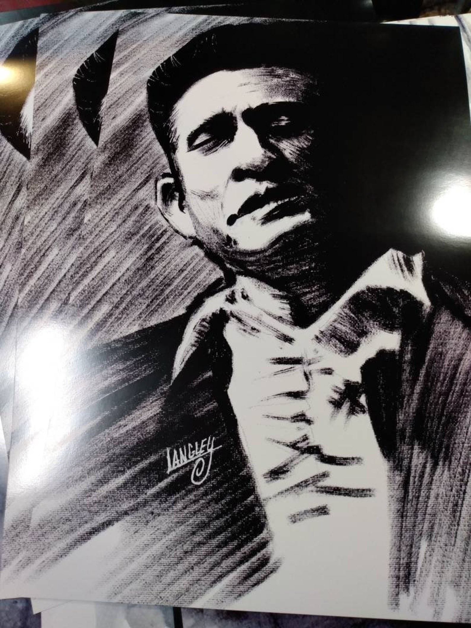 Johnny Cash 11x17 SIGNED Print Country Music Artist - Etsy