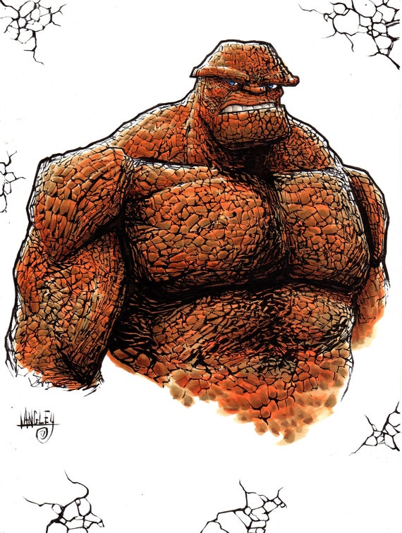 The Thing Fantastic Four Drawing