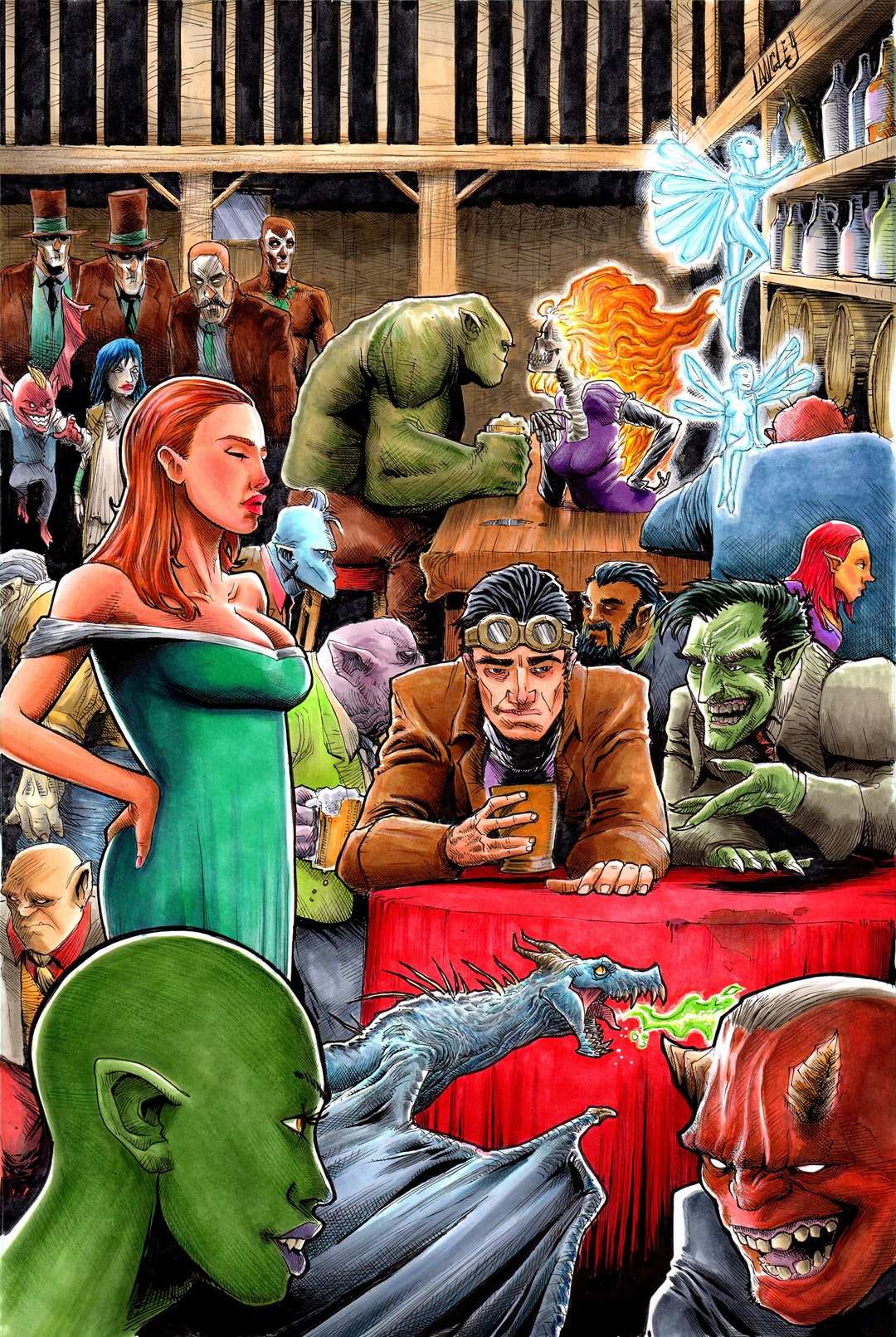 Gutter Magic Comic Cover Art Signed 11x17 Print - Etsy