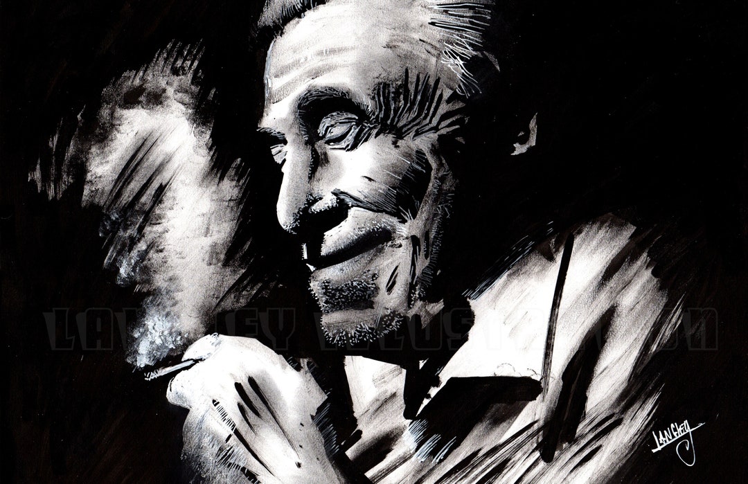 Charles Bukowski Portrait SIGNED 11x17 Print Poster Pop Art - Etsy