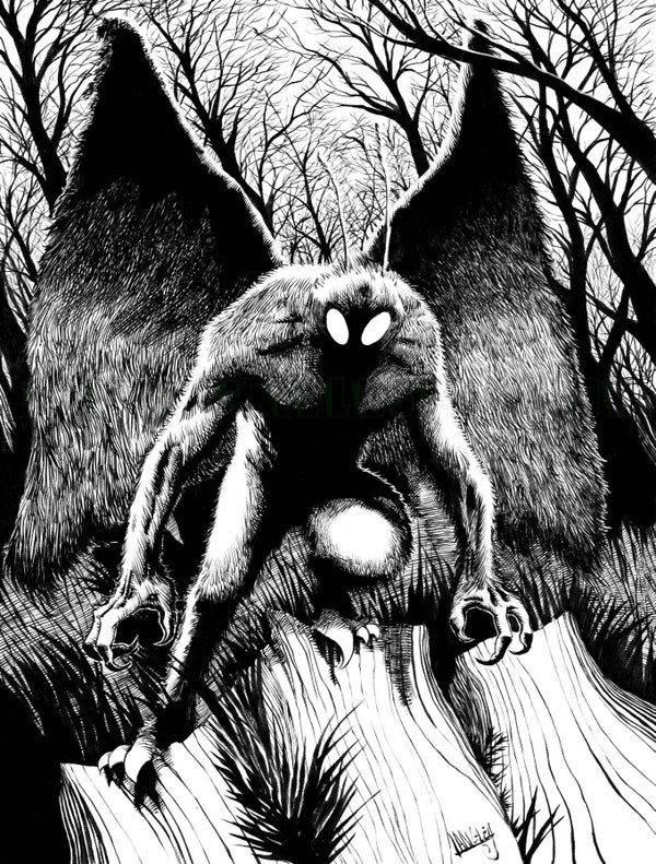 Bigfoot Art Cryptid Bigfoot Poster Sasquatch Wall Art Creature ...