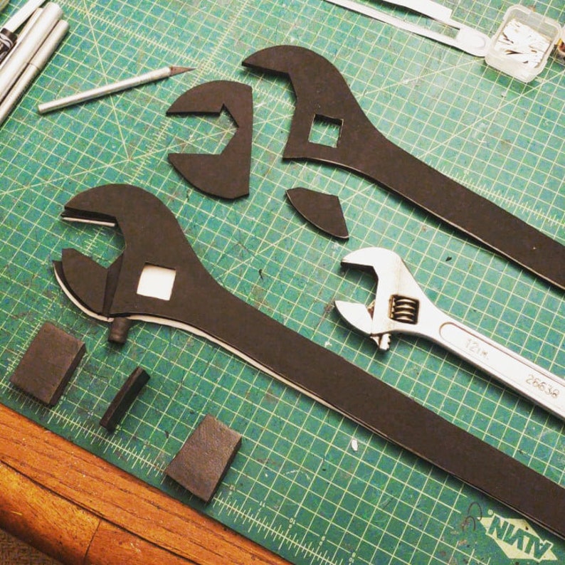 Cosplay Wrench Template (FMA Inspired Winry Cosplay) - Etsy Canada