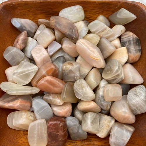 Hypnotic Gems Materials: 1 Lb Rough Bulk Moonstone Stones From | Etsy