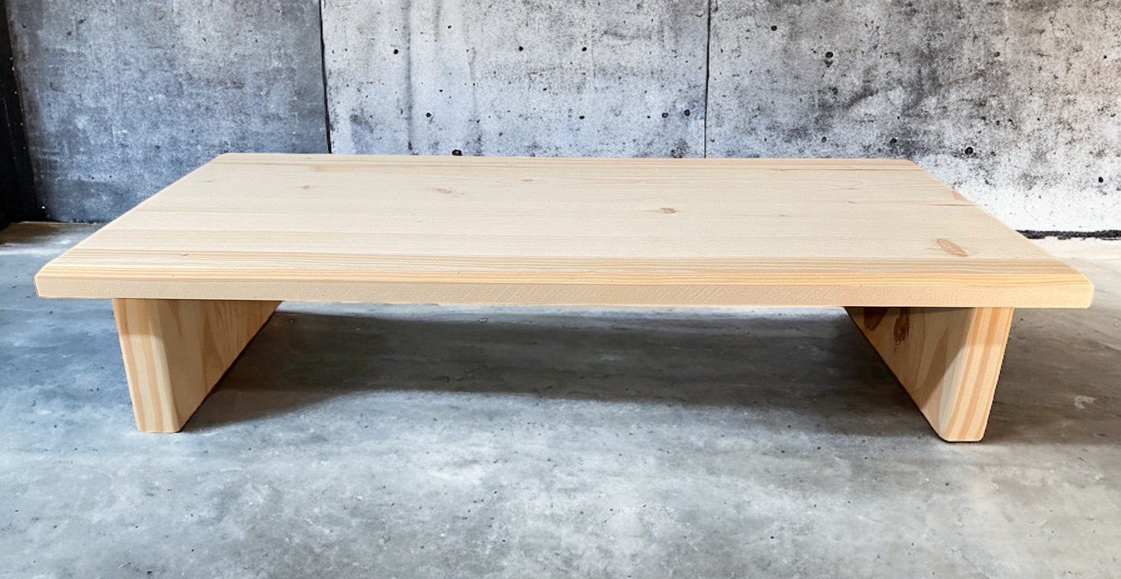 18 CIDS Monitor Stand Pine 3/4 Inch Unfinished 18 X 12 X 4.75 TV Wood ...