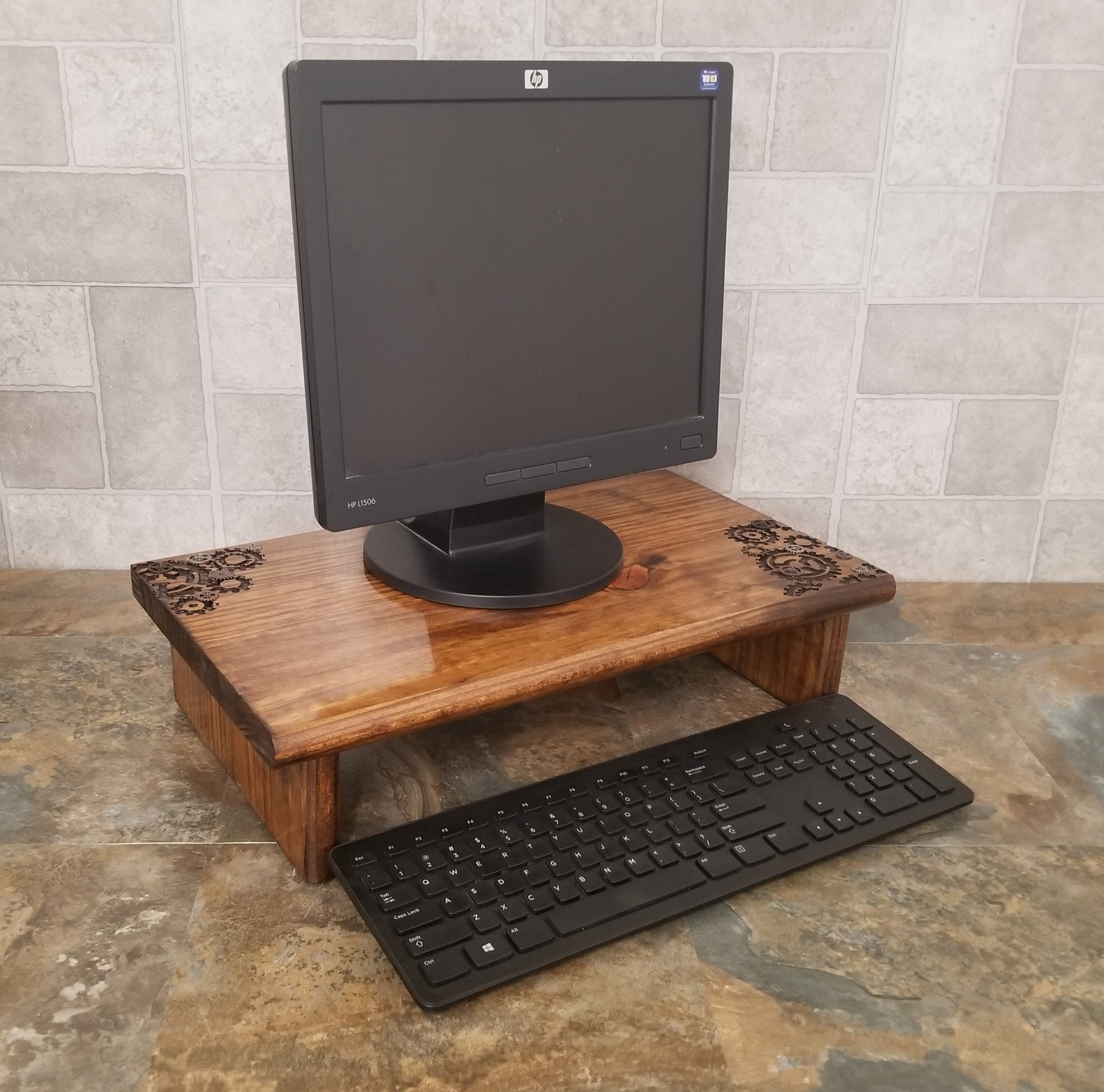 20 Free-Ship-USA Monitor Stand Pine 1 Provincial | Etsy