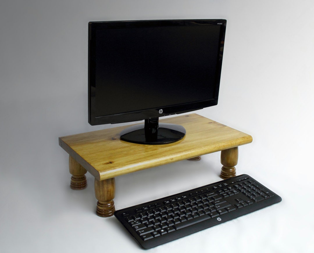 20" Free-ship-usa Monitor Stand # Pine 1" Golden Oak A1 20 X 11.25 X 6 ...