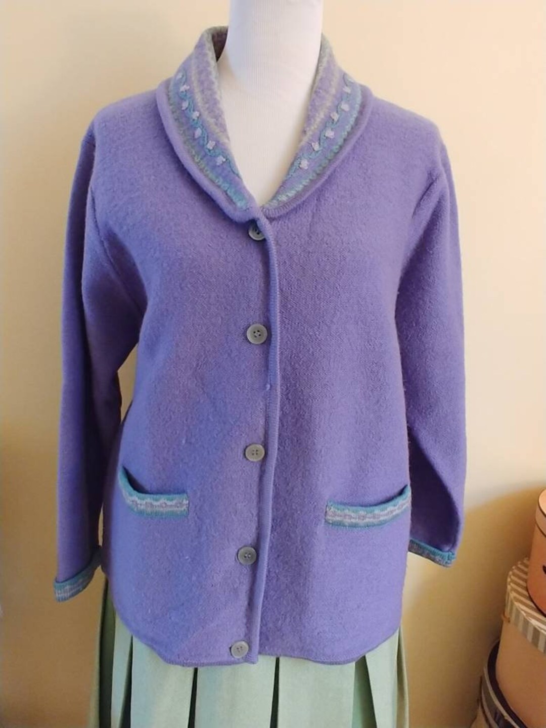 Vintage Jantzen, 80s/90s Does 1920s Style Cardigan, Jantzen Classics ...