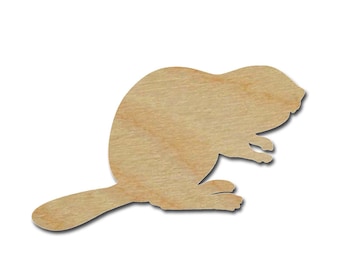 Beaver Laser Cut Out Unfinished Wood Shape Craft Supply - Etsy