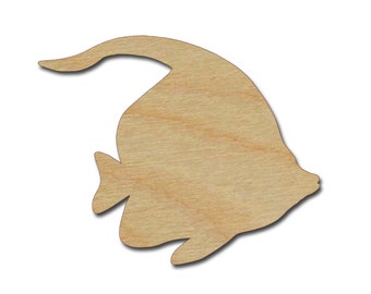 Fish Engraved Laser Cut Out Unfinished Wood Shape Craft - Etsy