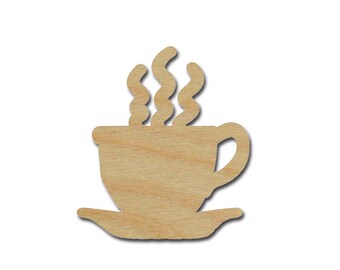 Coffee cup cutout | Etsy