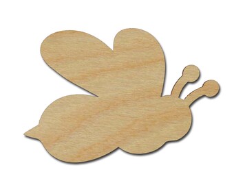 Bee Laser Cut Out Unfinished Wood Shape Craft Supply BUG45 - Etsy
