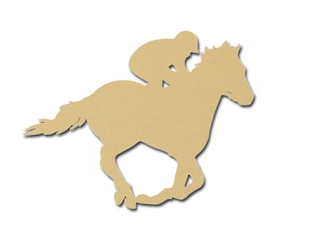 Race Horse Thoroughbred Horse Racing Kentucky Derby Unfinished Wood ...
