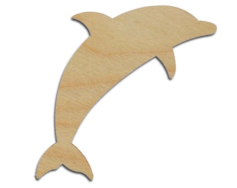 Dolphin 011 Unfinished Wooden Cutout for Crafting Home & Room - Etsy