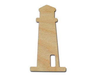 2 34 Lighthouse Wooden Cutout Shape, Silhouette, Gift Tags Ornaments ...