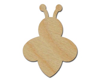 Bee Laser Cut Out Unfinished Wood Shape Craft Supply BUG45 - Etsy