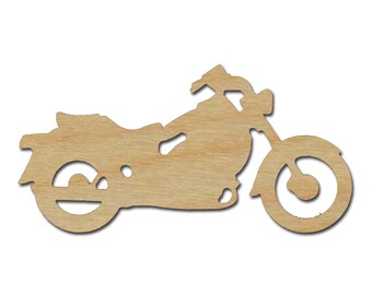 2 34 Chopper Motorcycle Wooden Cutout Shape - Etsy