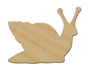 Snail Laser Cut Out Unfinished Wood Shape Craft Supply BUG87 - Etsy