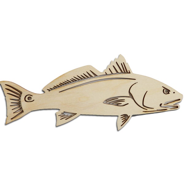 Wood Redfish - Etsy