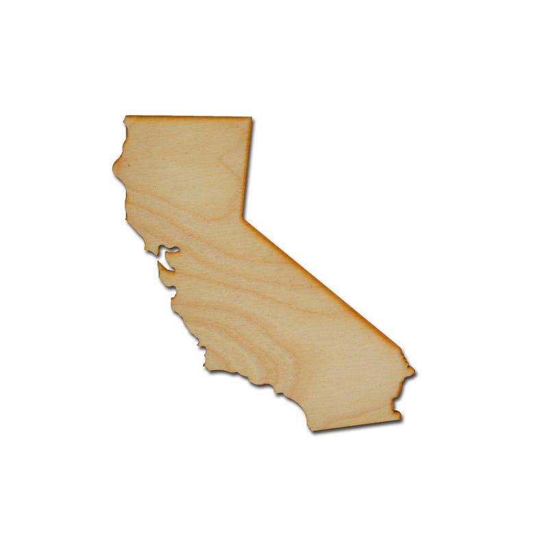 Wood California Cut Out - Etsy