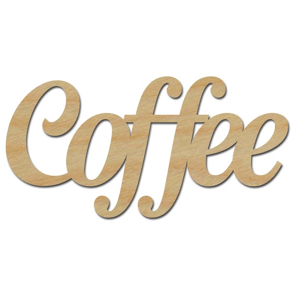 Wooden Coffee Sign - Etsy
