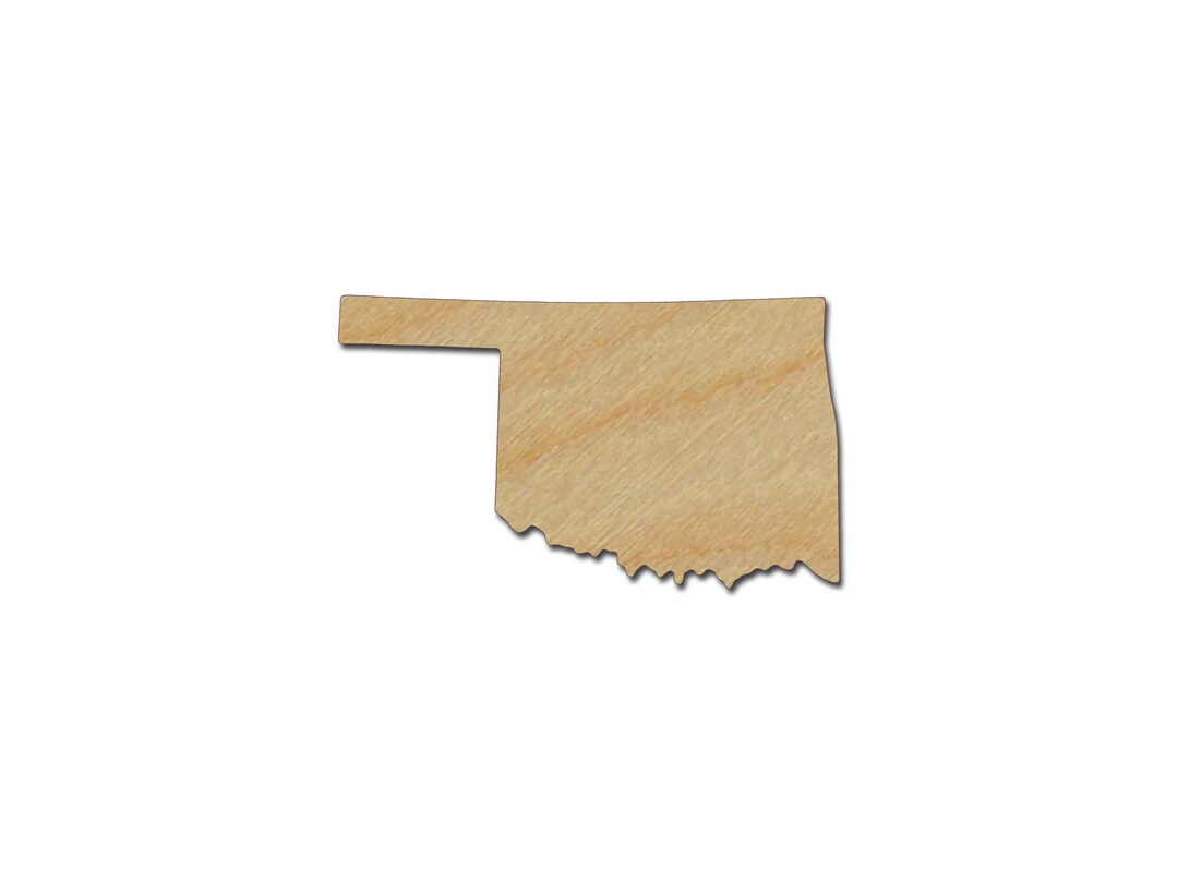 Oklahoma State Shape Variety of Sizes Unfinished Wood Craft - Etsy