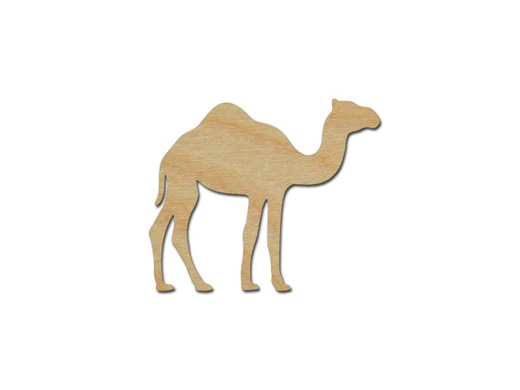 Camel Shape Unfinished Wood Craft Cutouts Variety of Sizes | Etsy