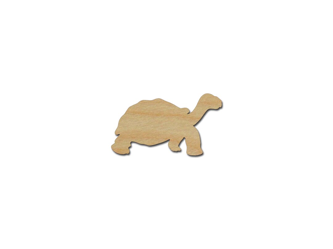 Tortoise Shape Unfinished Wood Turtle Cut Out Variety of Sizes Artistic ...
