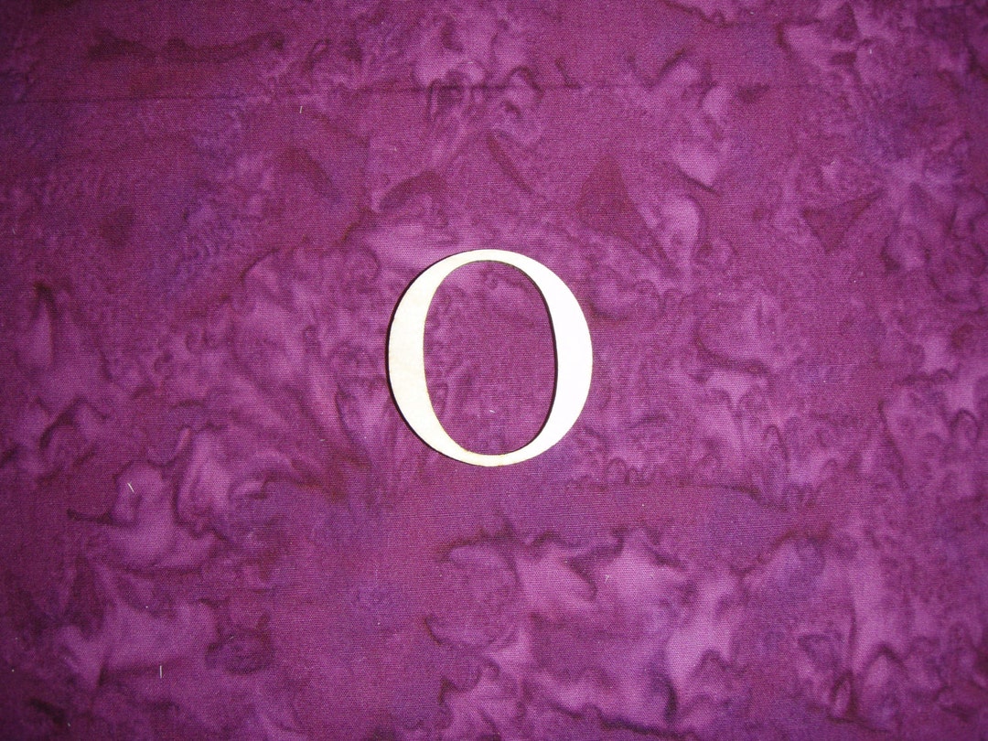 Greek Letter O Omicron Symbol Unfinished Wooden Small Letters 1.5 Inch ...