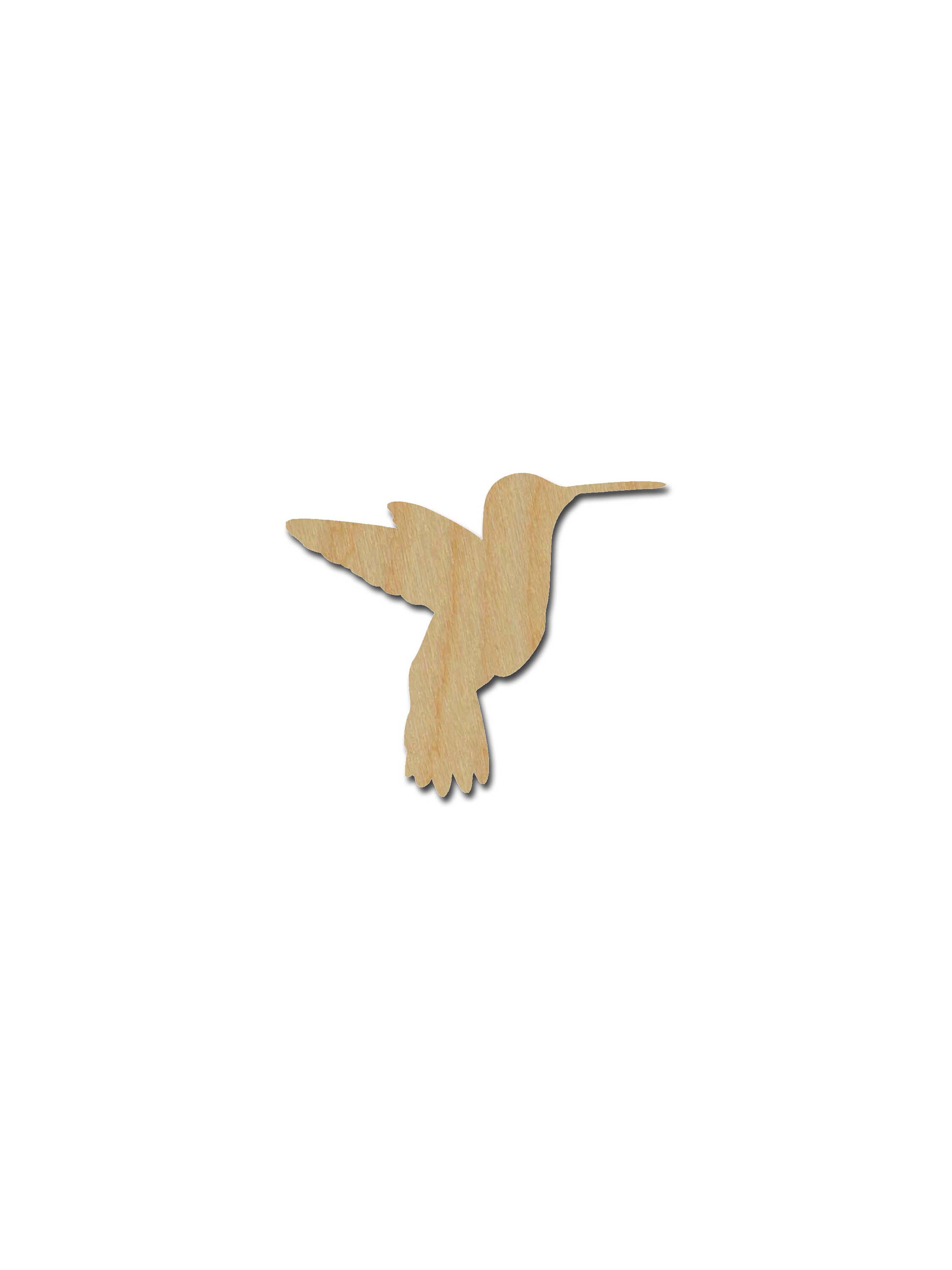 Hummingbird 2 Laser Cut Out Wood Shape Craft Supply Woodcraft Cutout ...