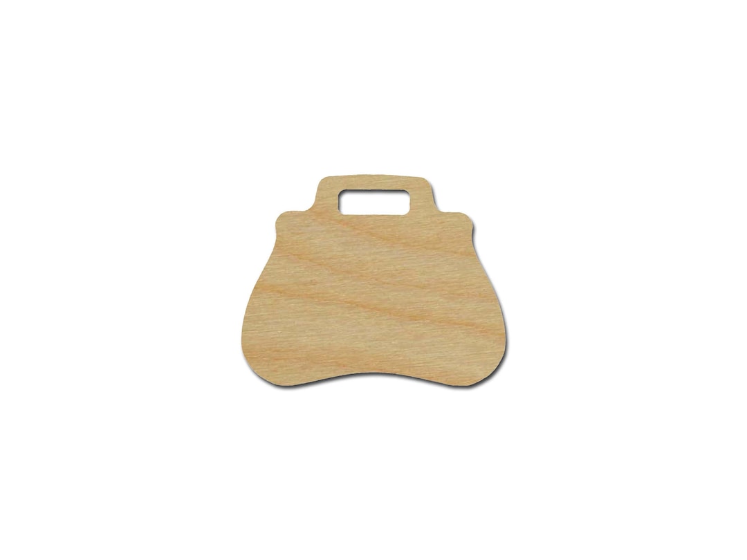 Handbag Purse Shape Unfinished Wood Craft Cutouts Variety of Sizes ...