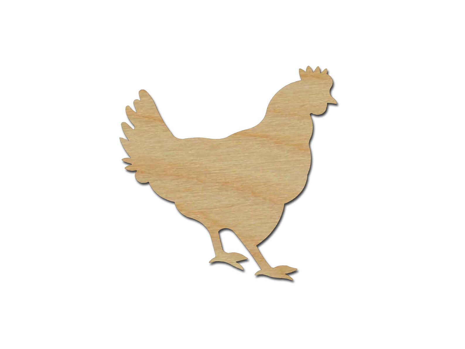 Chicken Shape Unfinished Wood Farm Animal Craft Cutouts - Etsy
