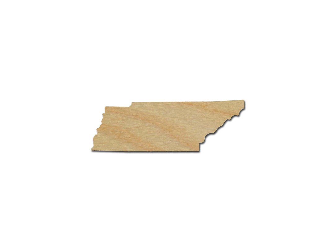 Tennessee State Shape Variety of Sizes Unfinished Wood Craft Cutouts ...