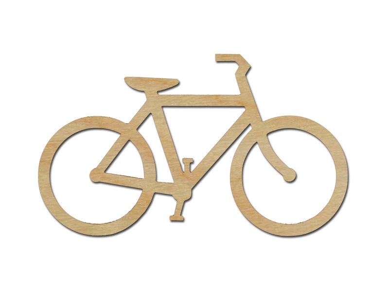 Bicycle Shape Wood Bike Cut Out Variety of Sizes Artistic - Etsy