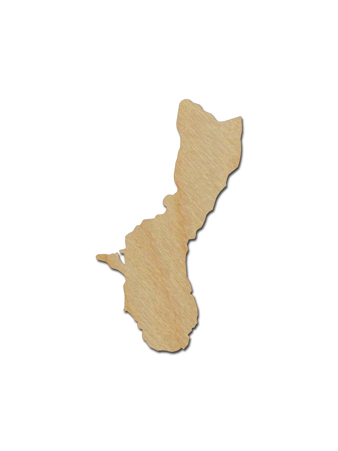 Guam Shape Variety of Sizes Unfinished Wood Craft Cut Outs - Etsy