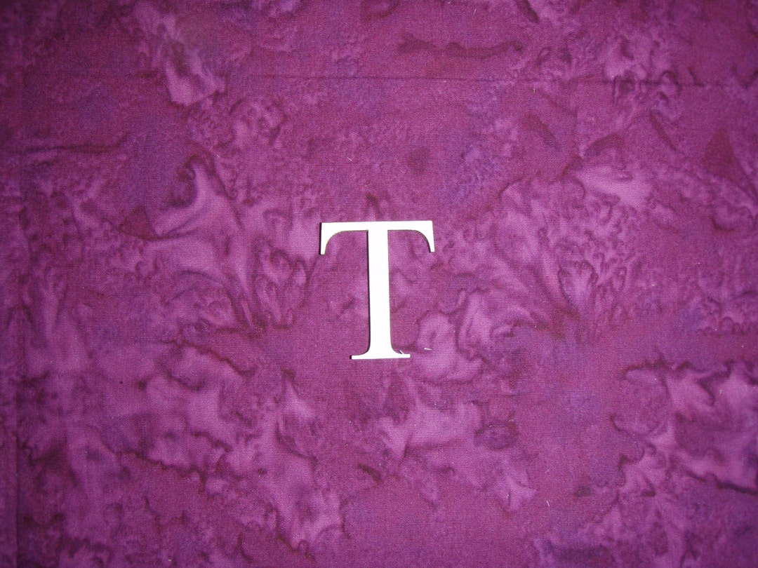 Greek Letter T Tau Symbol Unfinished Wooden Small Letters 1.5 Inch Tall ...