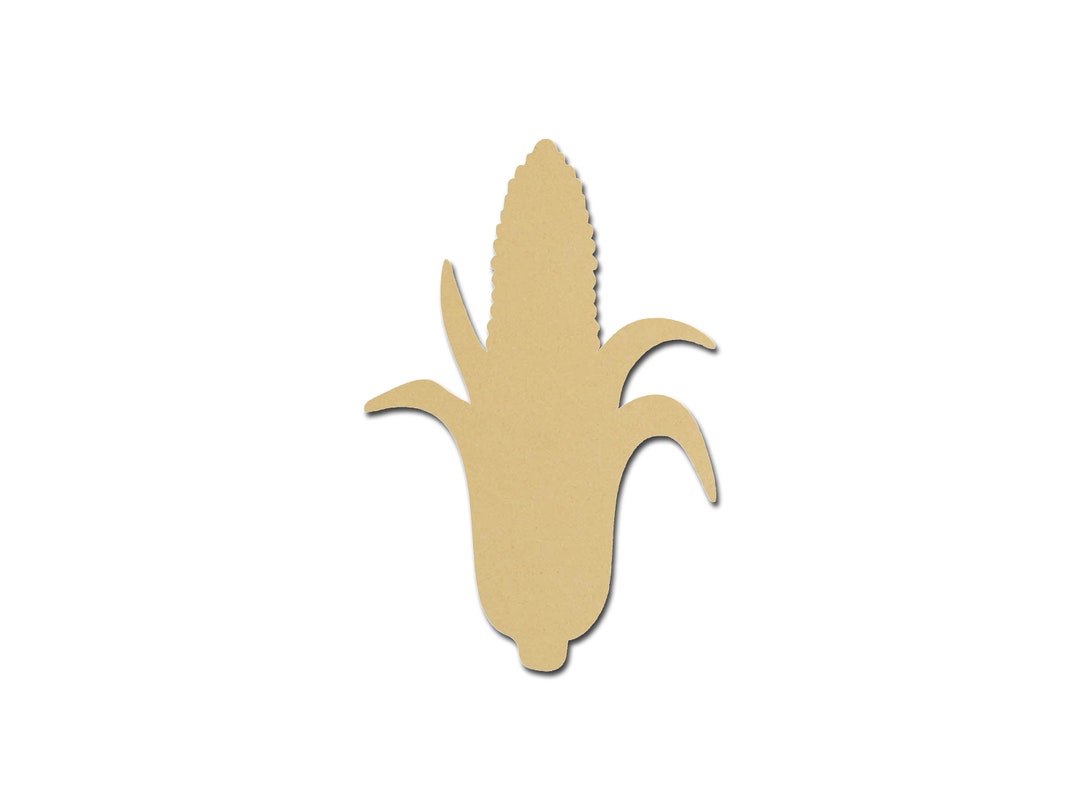 Corn Shape Unfinished MDF Wood Cut Outs Farm House Decorations Variety ...