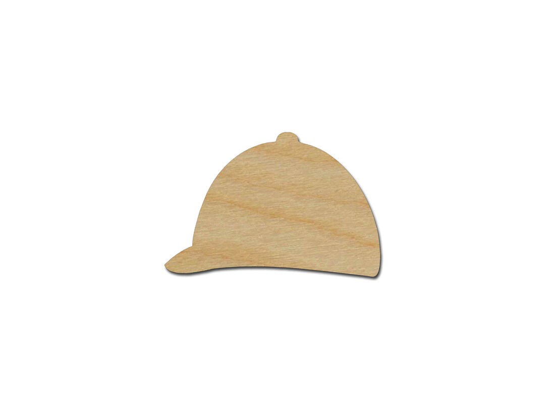 Jockey Hat Shape Unfinished Wood Craft Cutouts Derby Decor Variety of ...