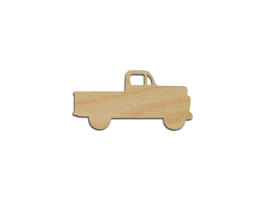 Truck Shape Unfinished Wood Craft Cutouts Variety of Sizes Artistic ...